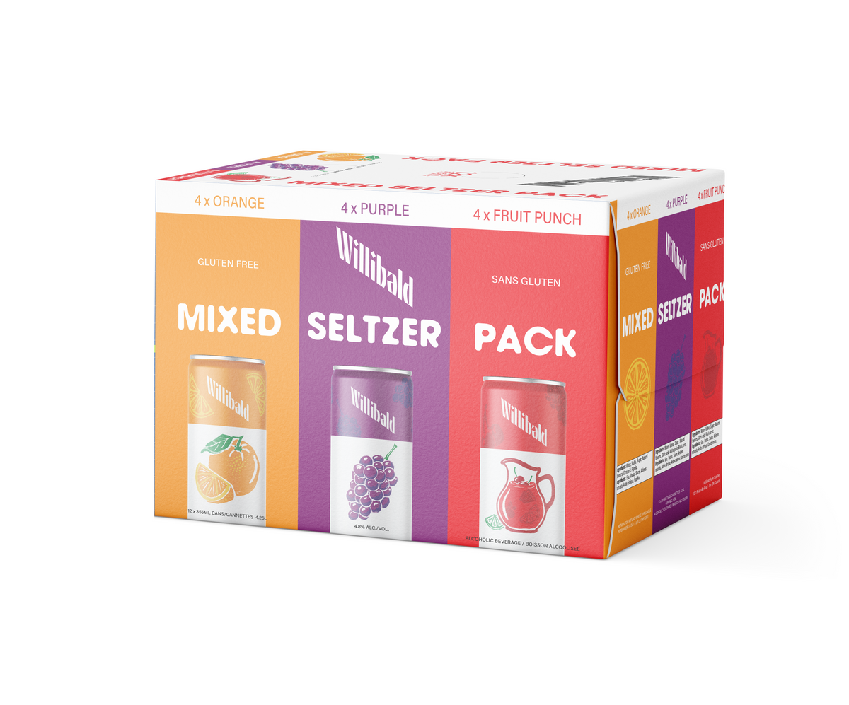 Mixed Seltzer 12 Pack | Willibald Farm